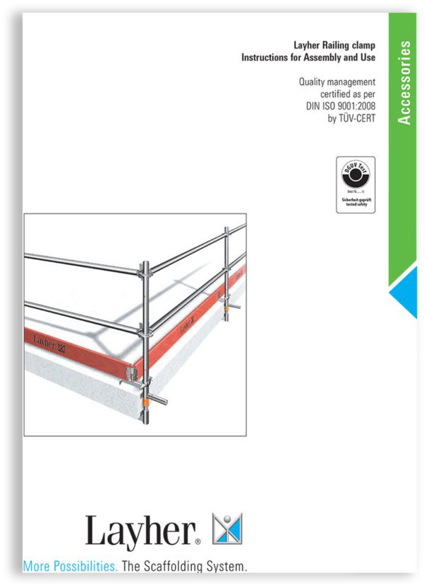 Edge Protection Railing Clamp | Layher Safety Systems